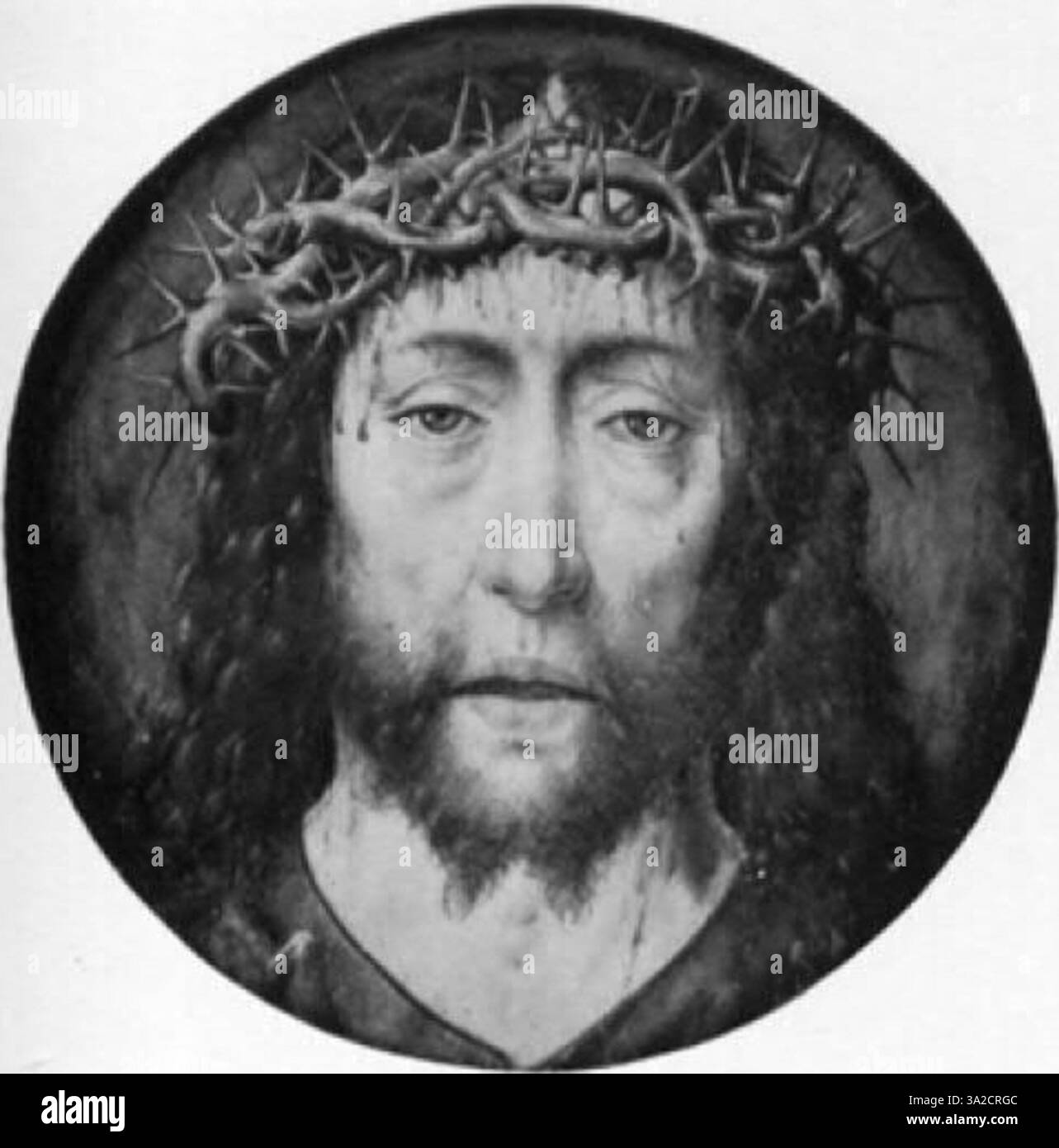 This work by Dieric Bouts and Joos van Gent focuses on religious themes ...