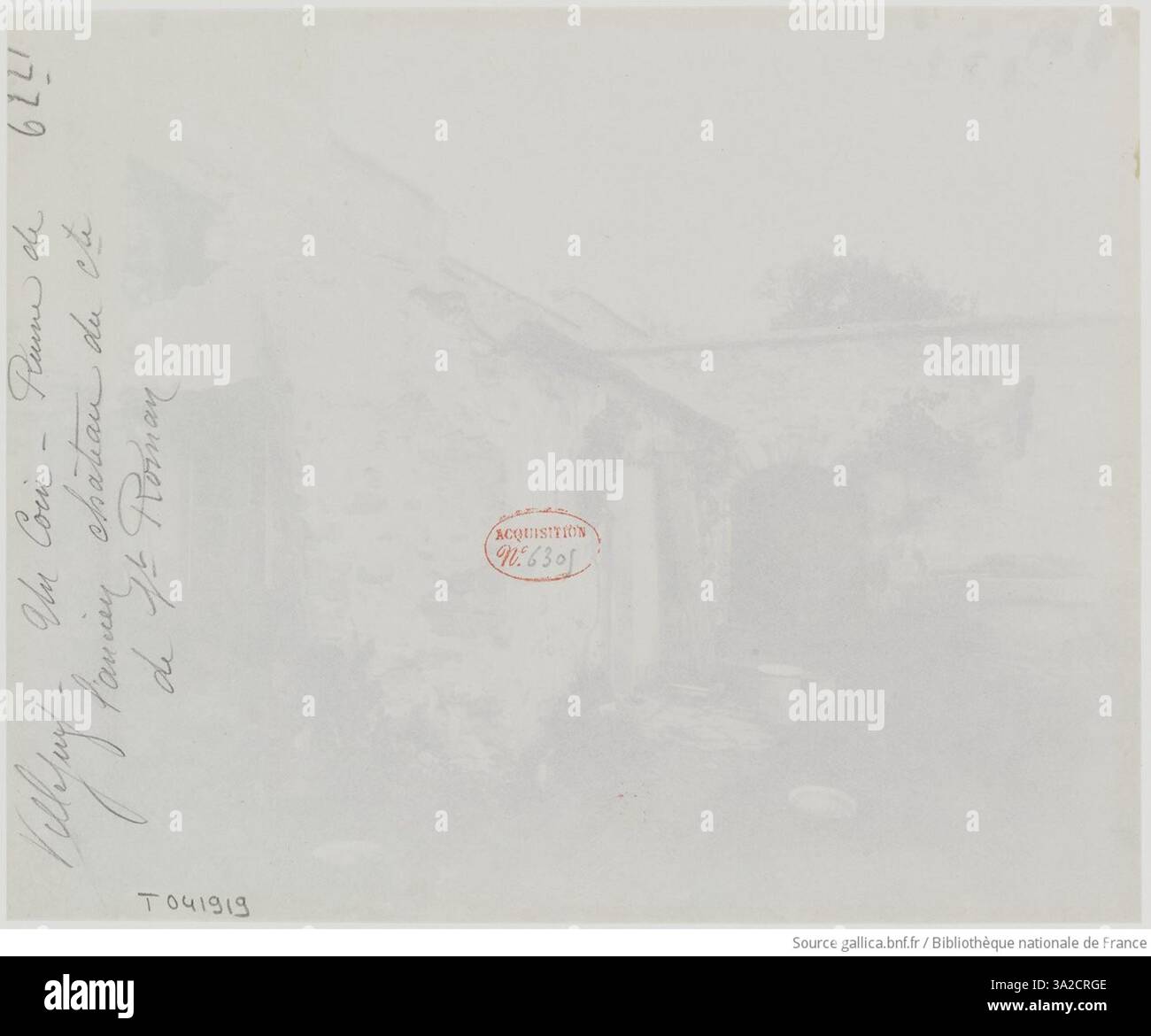 This photograph by Eugène Atget captures a corner of the ruins of the ...