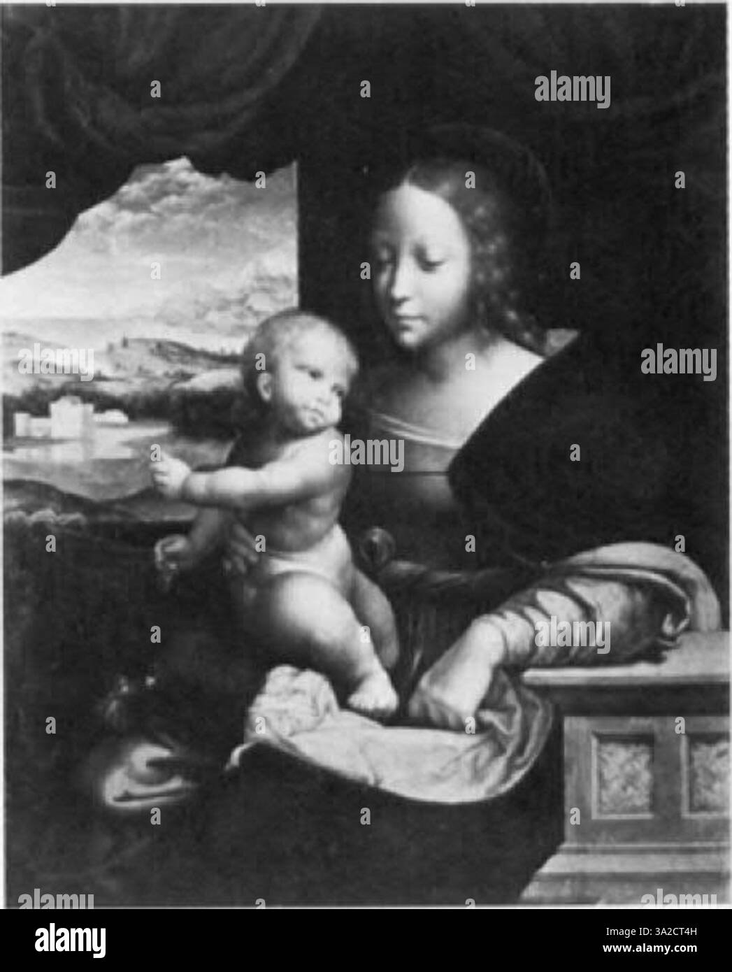 This image features a collaborative work of Joos van Cleve, Jan Provost, and Joachim Patenier ...