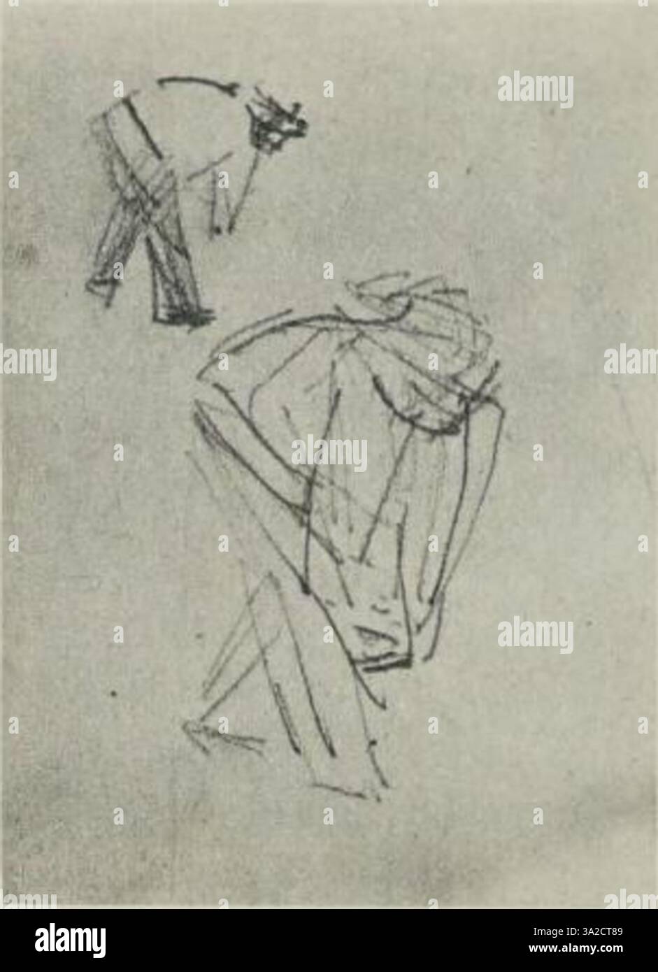 Henri de Toulouse-Lautrec's 'Dortu, D0696' captures a figure in a ...