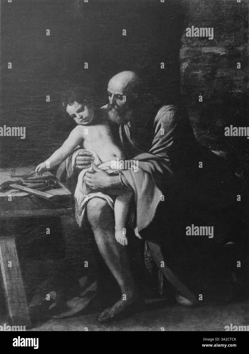 Guercino’s 1635 painting 'St. Joseph and the Child Jesus in the ...