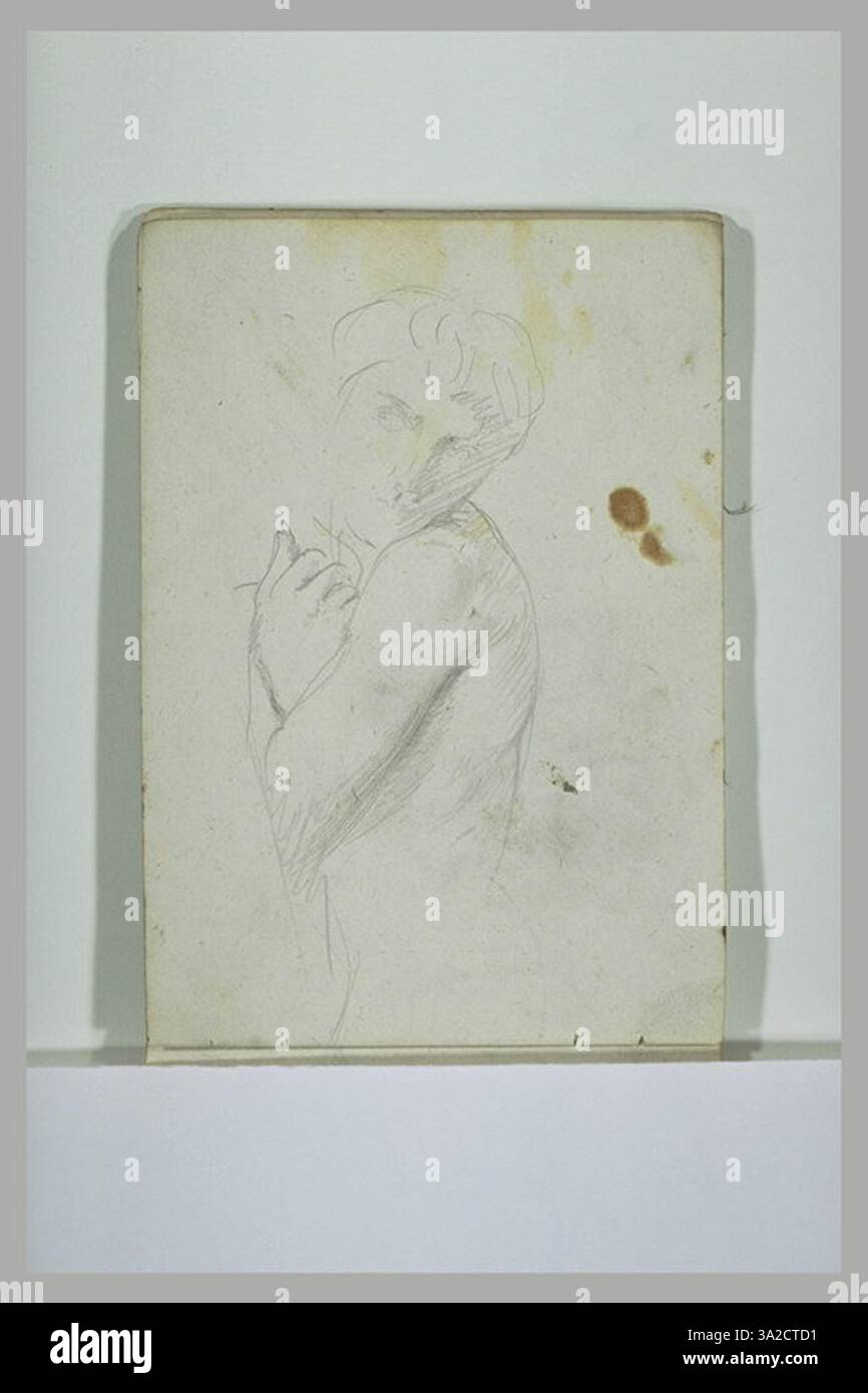 Chassériau’s artwork features a detailed portrayal of the human body ...