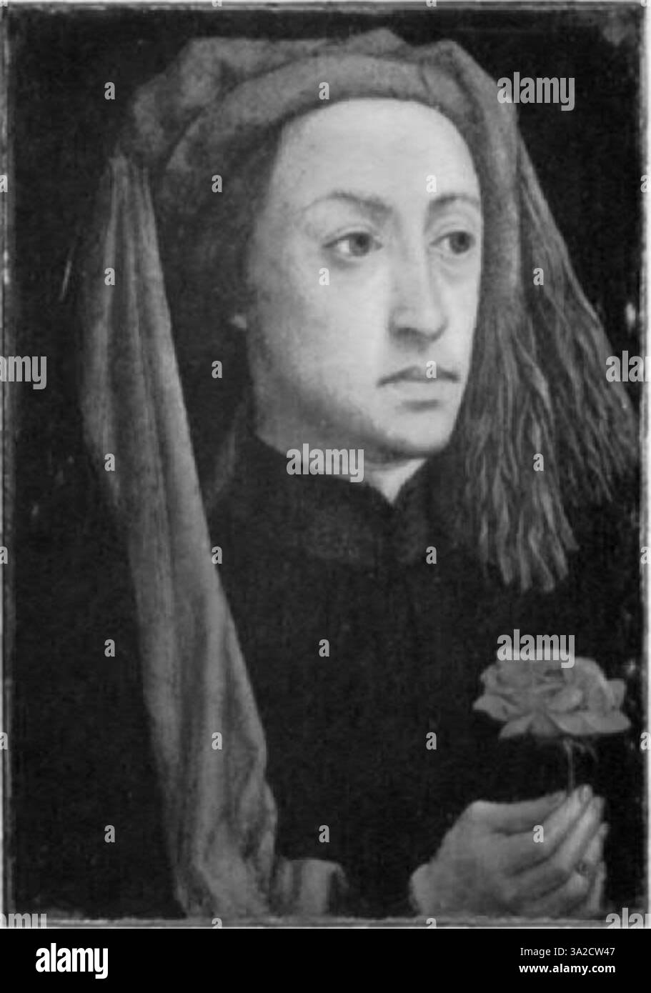 This plate illustrates a religious work by the van Eycks and Petrus ...