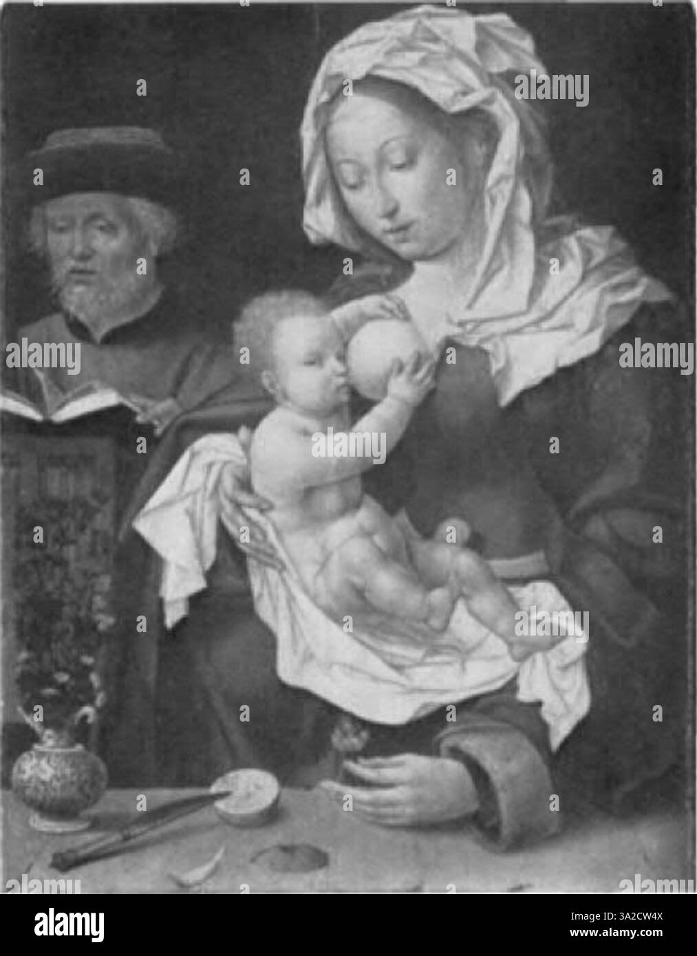 This artwork represents the combined efforts of Joos van Cleve, Jan Provost, and Joachim ...