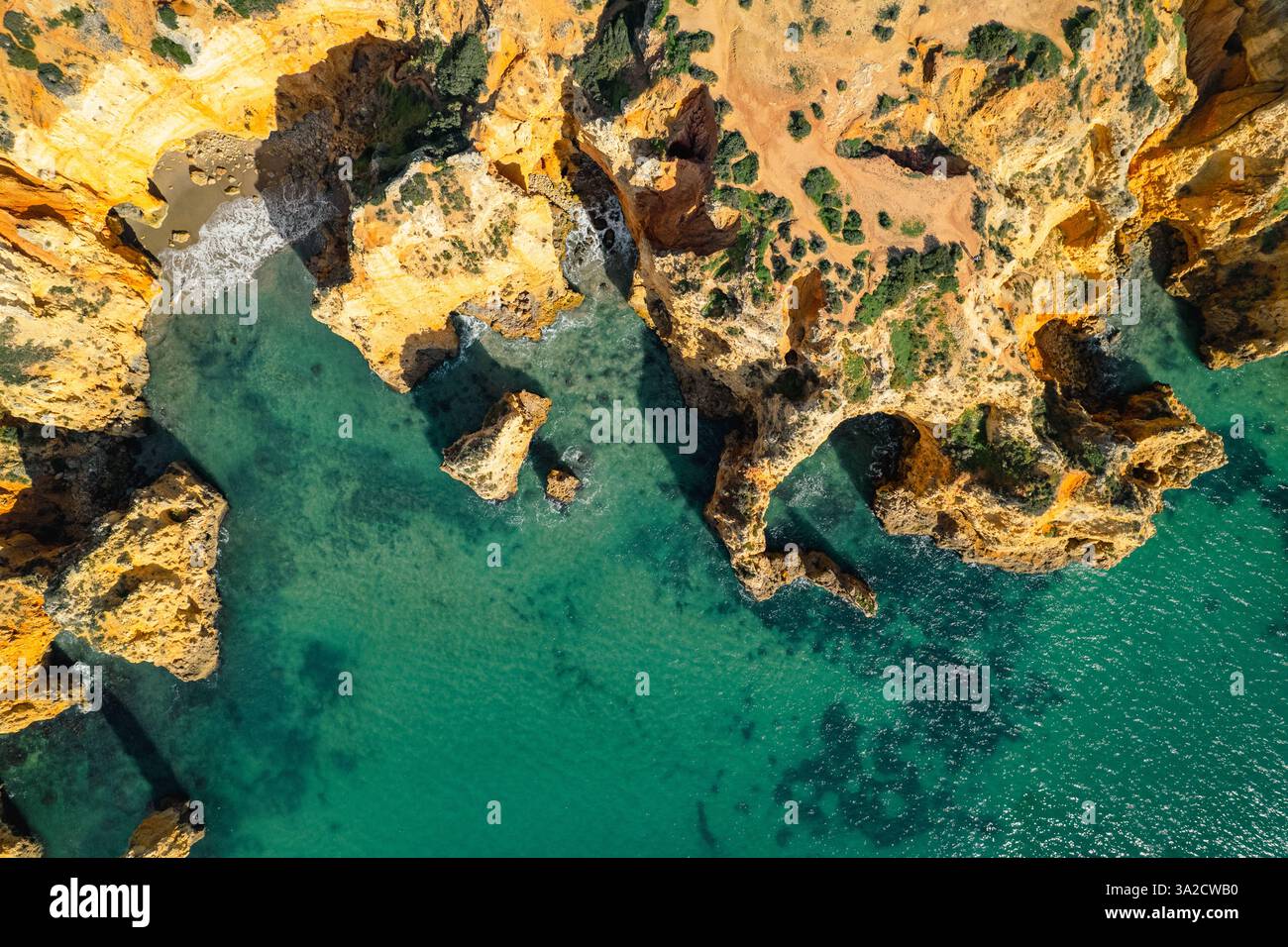 Aerial perspective rugged landscape ponta hi-res stock photography and ...