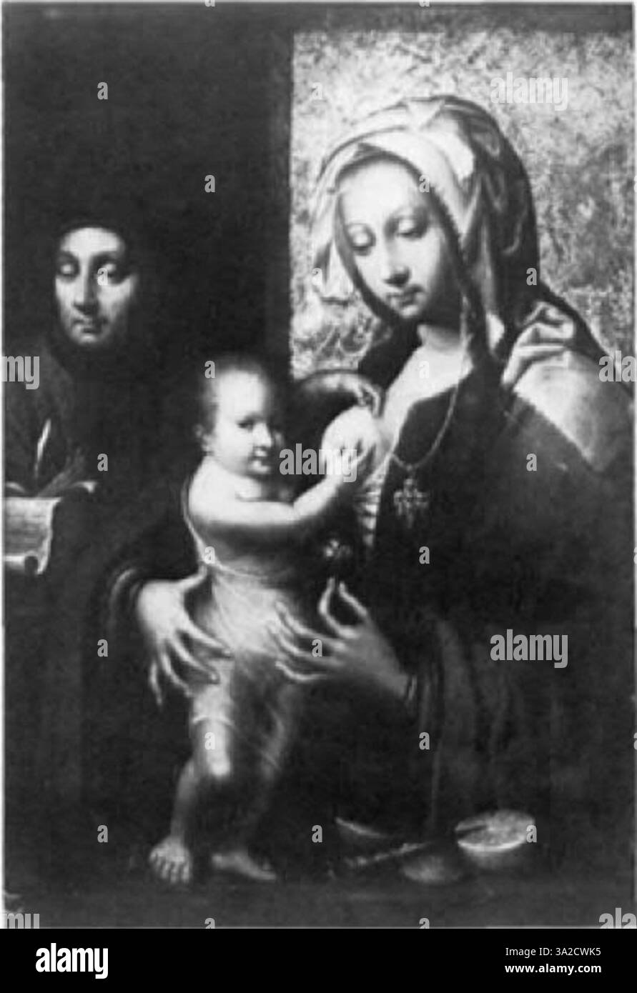 This 16th-century painting by Joos van Cleve, Jan Provost, and Joachim Patenier depicts the Holy ...