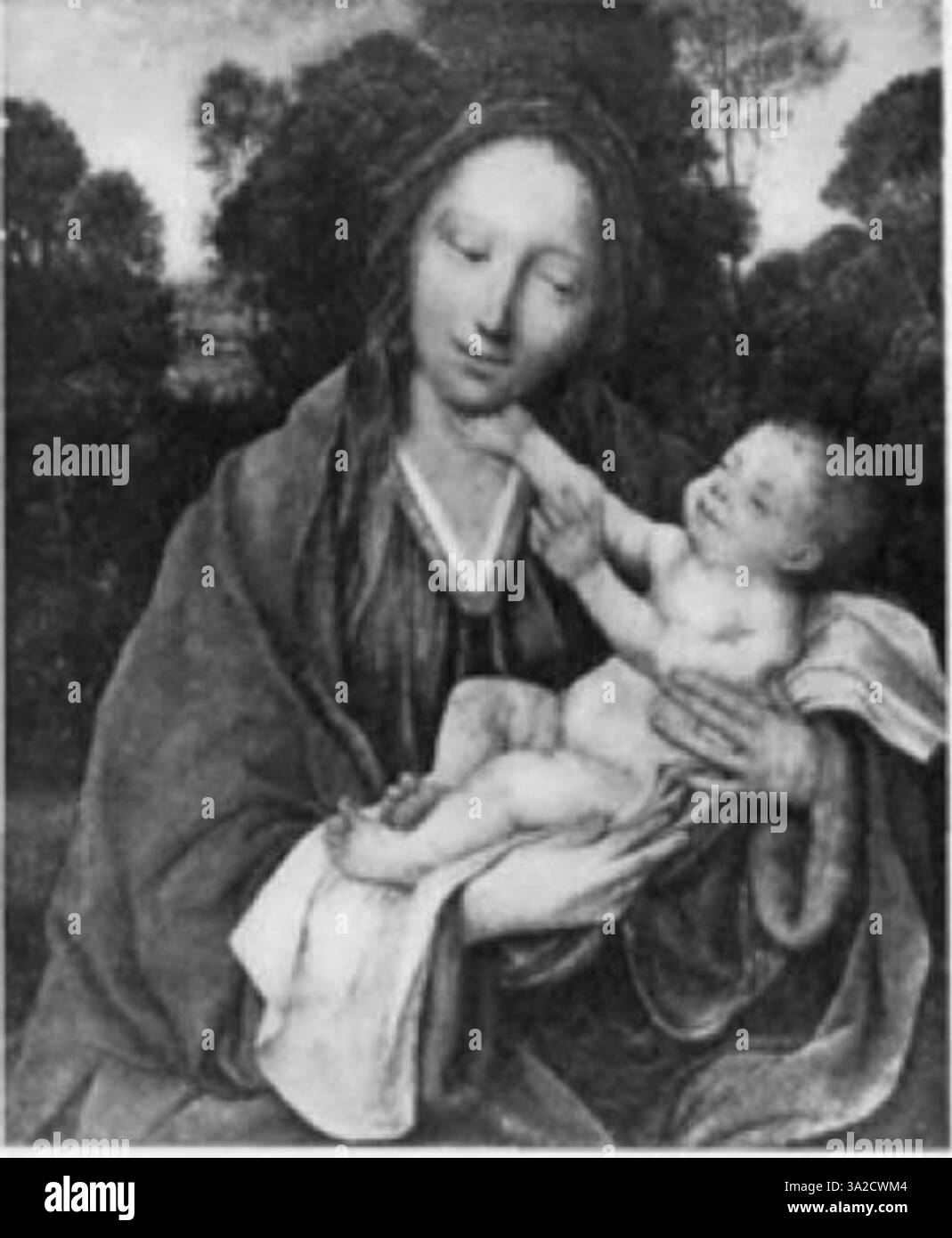 Massys’ painting emphasizes the realism of religious figures, with ...