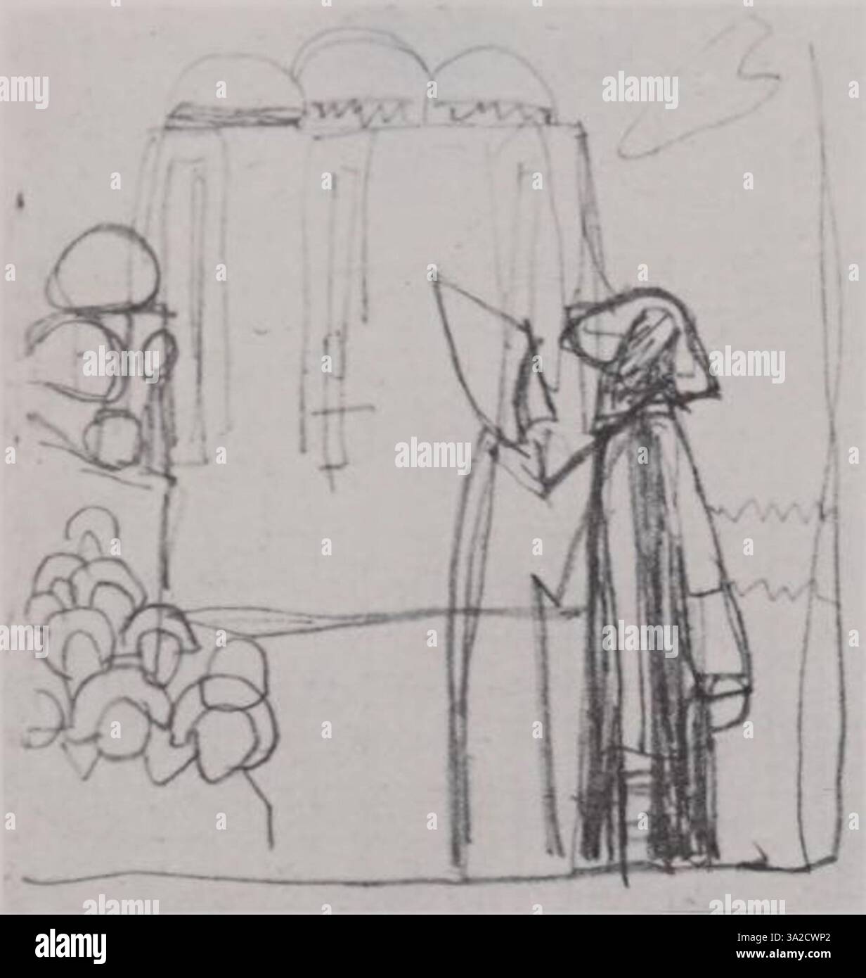 Wassily Kandinsky’s piece combines organic and geometric forms with ...