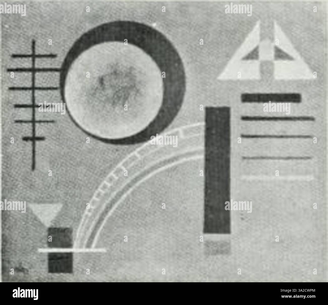 Wassily Kandinsky's abstract work features bold geometric shapes and a ...