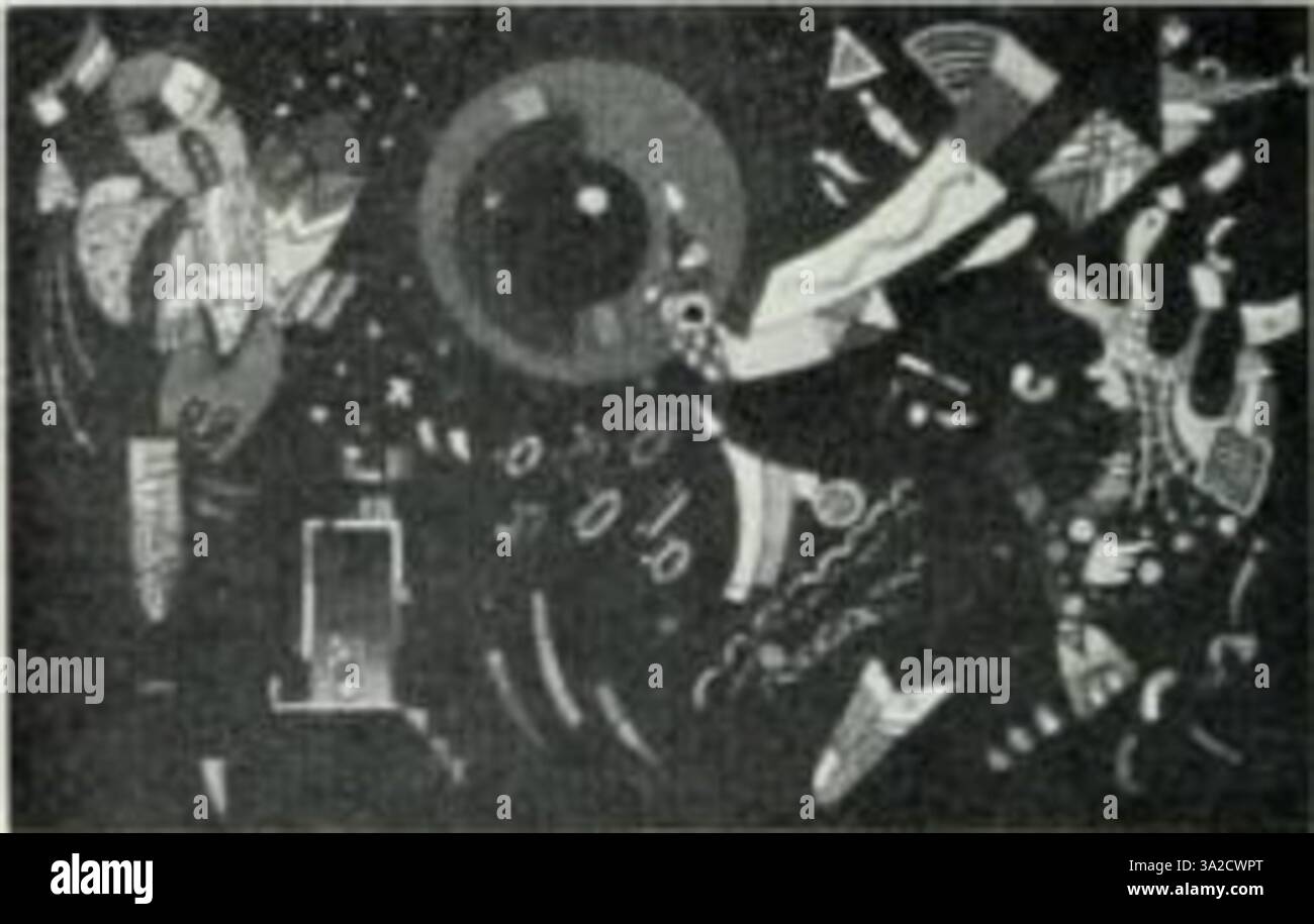 Kandinsky’s abstract painting features an intricate arrangement of ...