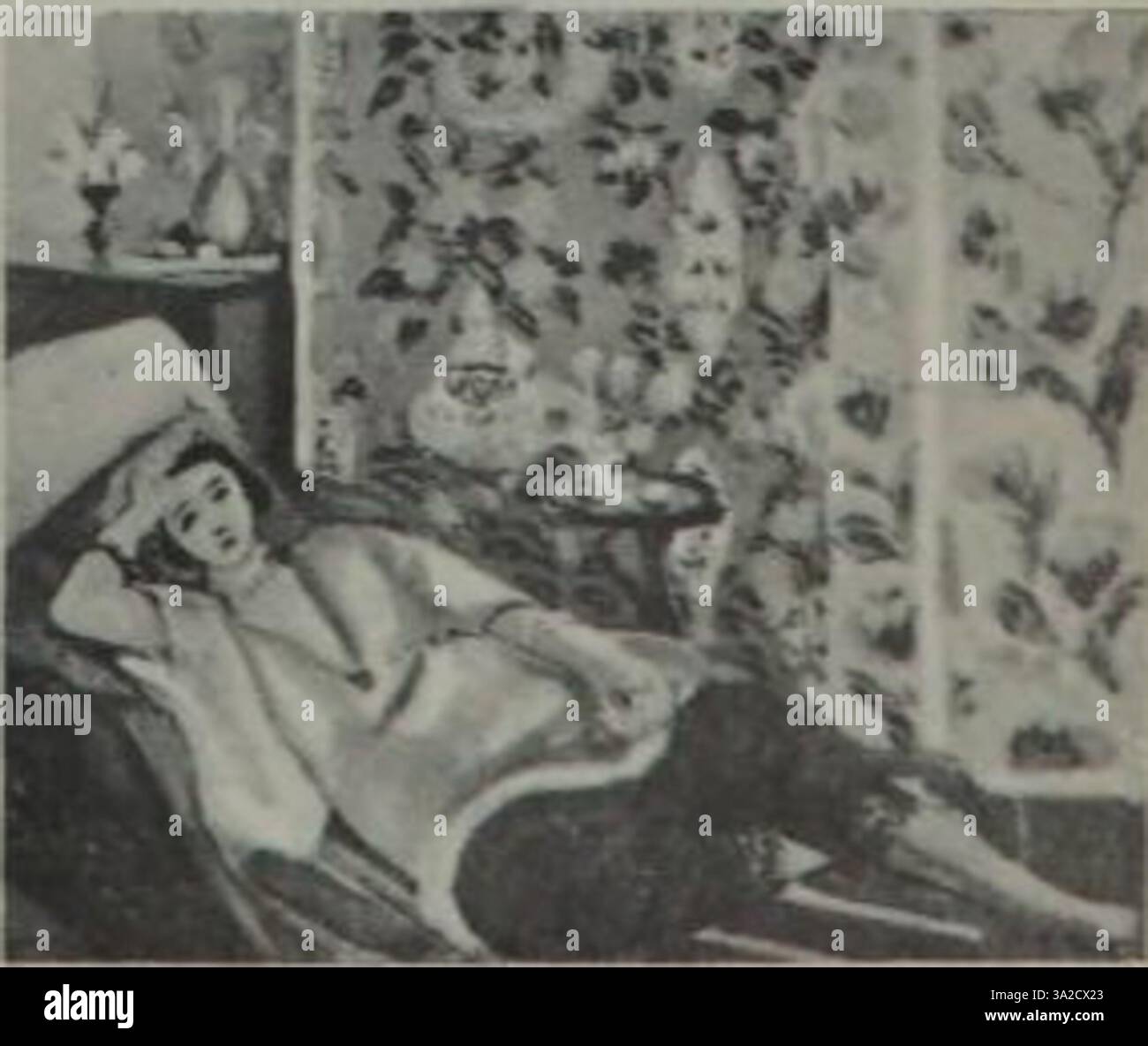 The 437 painting by Matisse employs dynamic shapes and vibrant color ...