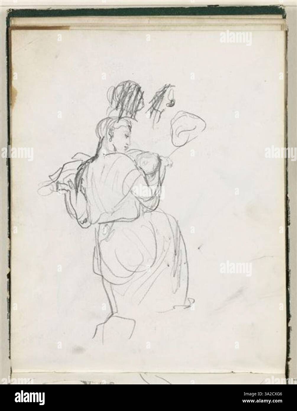 Chassériau’s artwork focuses on the detailed study of the human figure ...