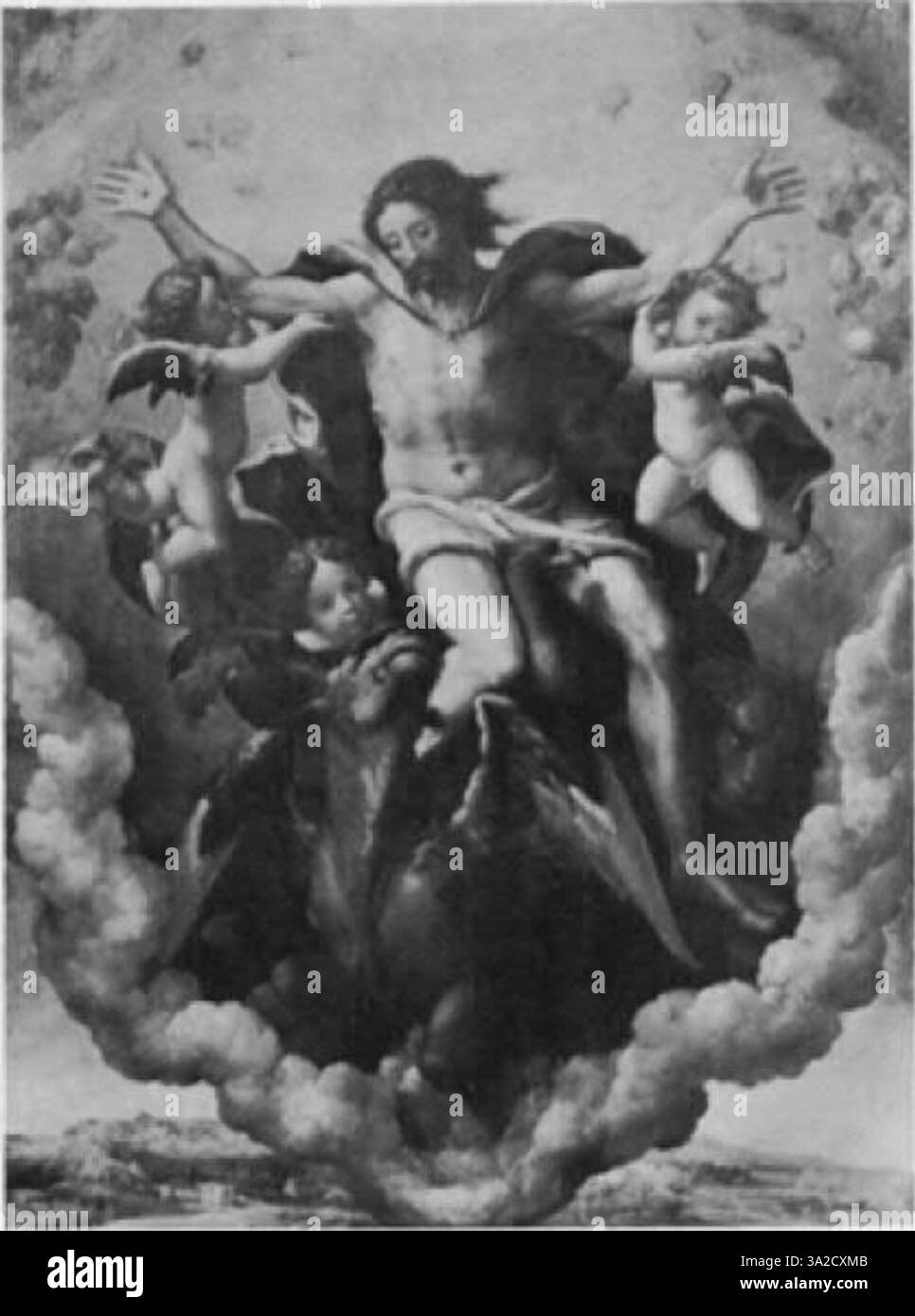 This artwork by Jan van Scorel and Pieter Coeck van Aelst depicts a detailed religious scene ...