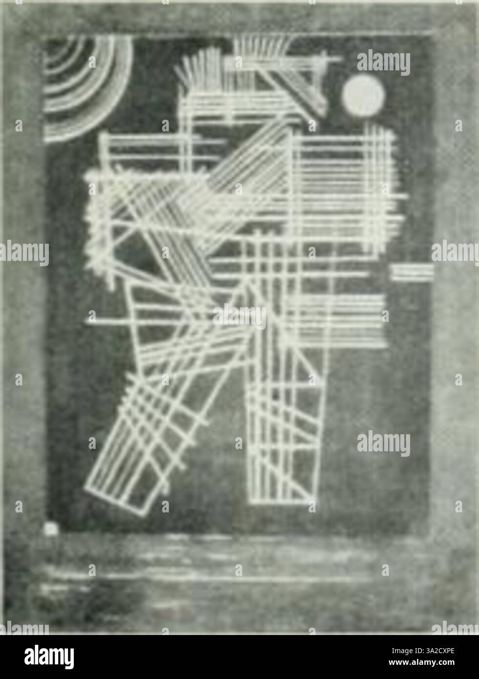 '292' by Wassily Kandinsky features bold geometric shapes and vibrant ...