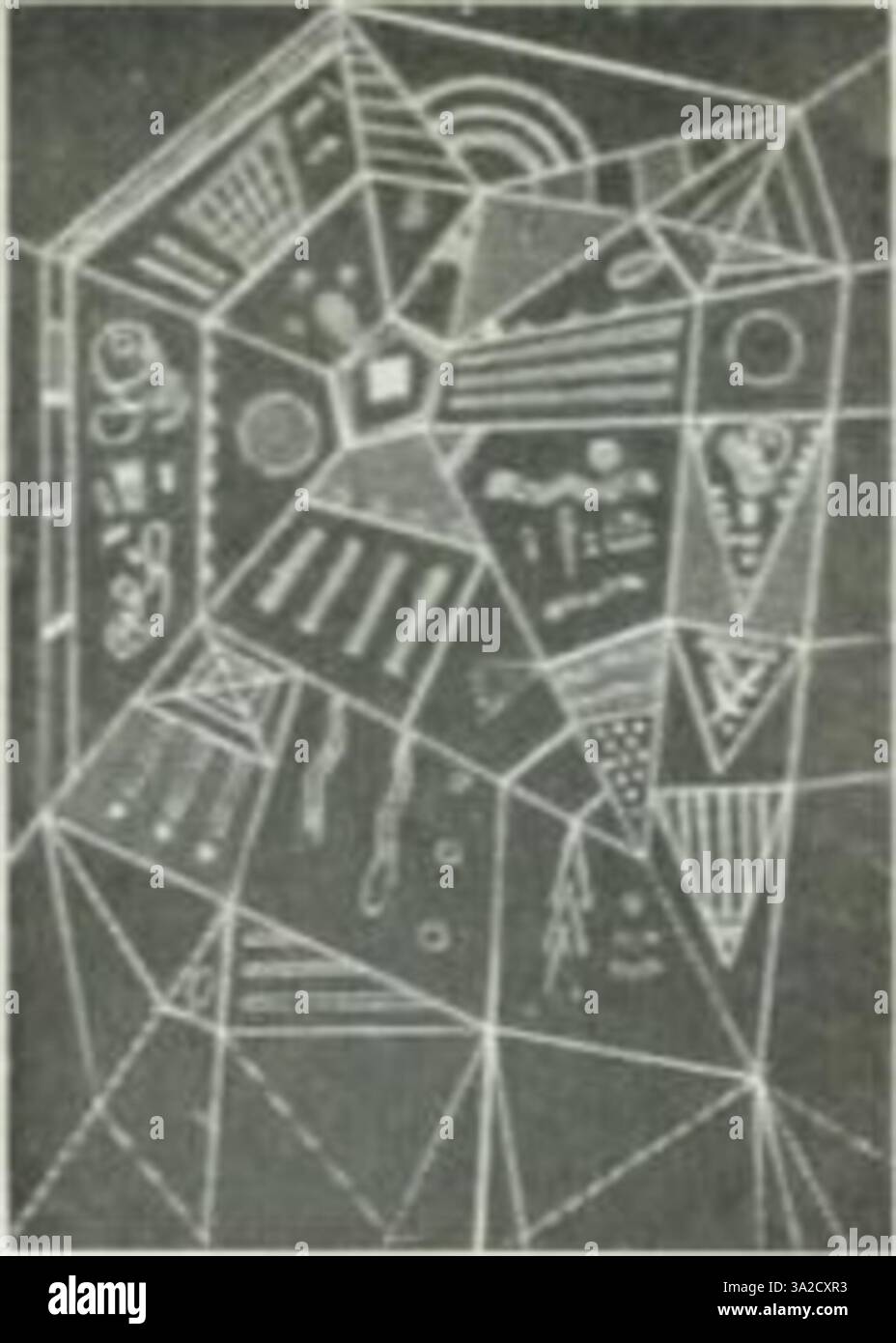 524 By Wassily Kandinsky Features A Dynamic Composition Of Abstract Shapes And Bold Colors