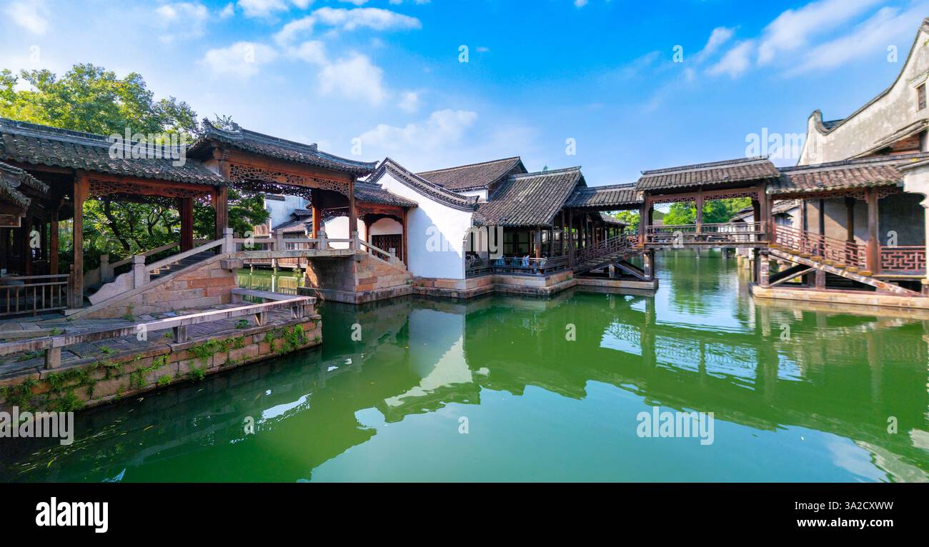 Wuzhen Ancient Town Scenic Area, Tongxiang, Jiaxing, Zhejiang, China ...