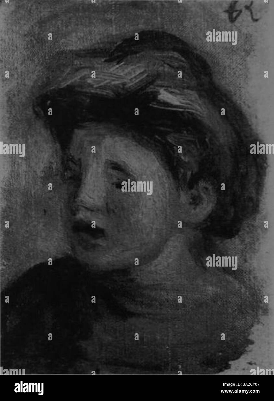 In this painting, Pierre-Auguste Renoir captures a tender moment with ...