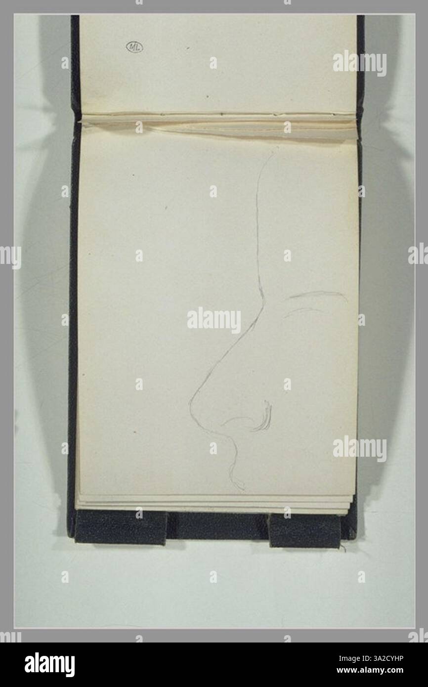 RF 26069, 25 by Théodore Chassériau showcases a study of the human ...