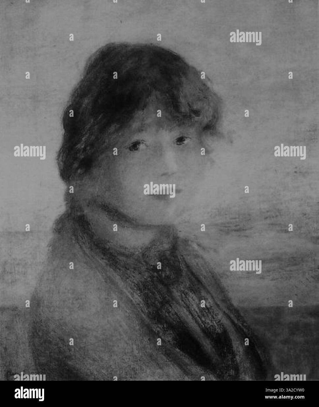 Tranquil seated Black and White Stock Photos & Images - Alamy