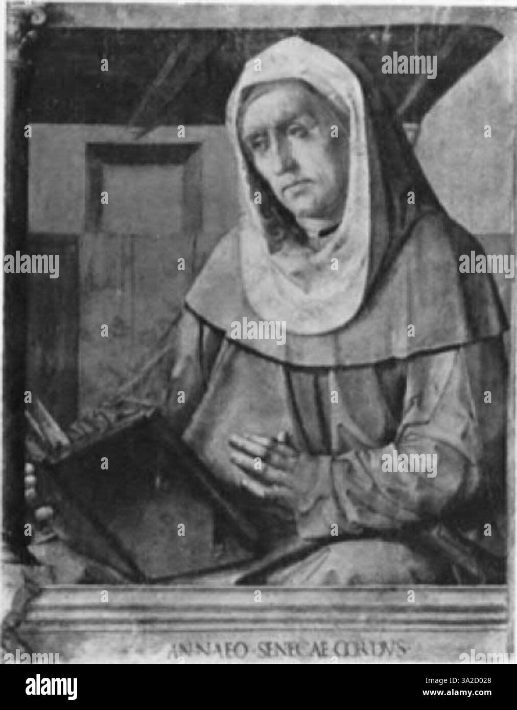 This painting presents a biblical scene with vivid depictions of ...