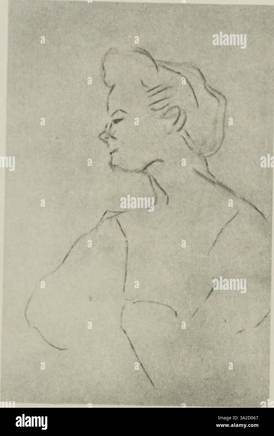 This lithograph by Henri de Toulouse-Lautrec illustrates his ...