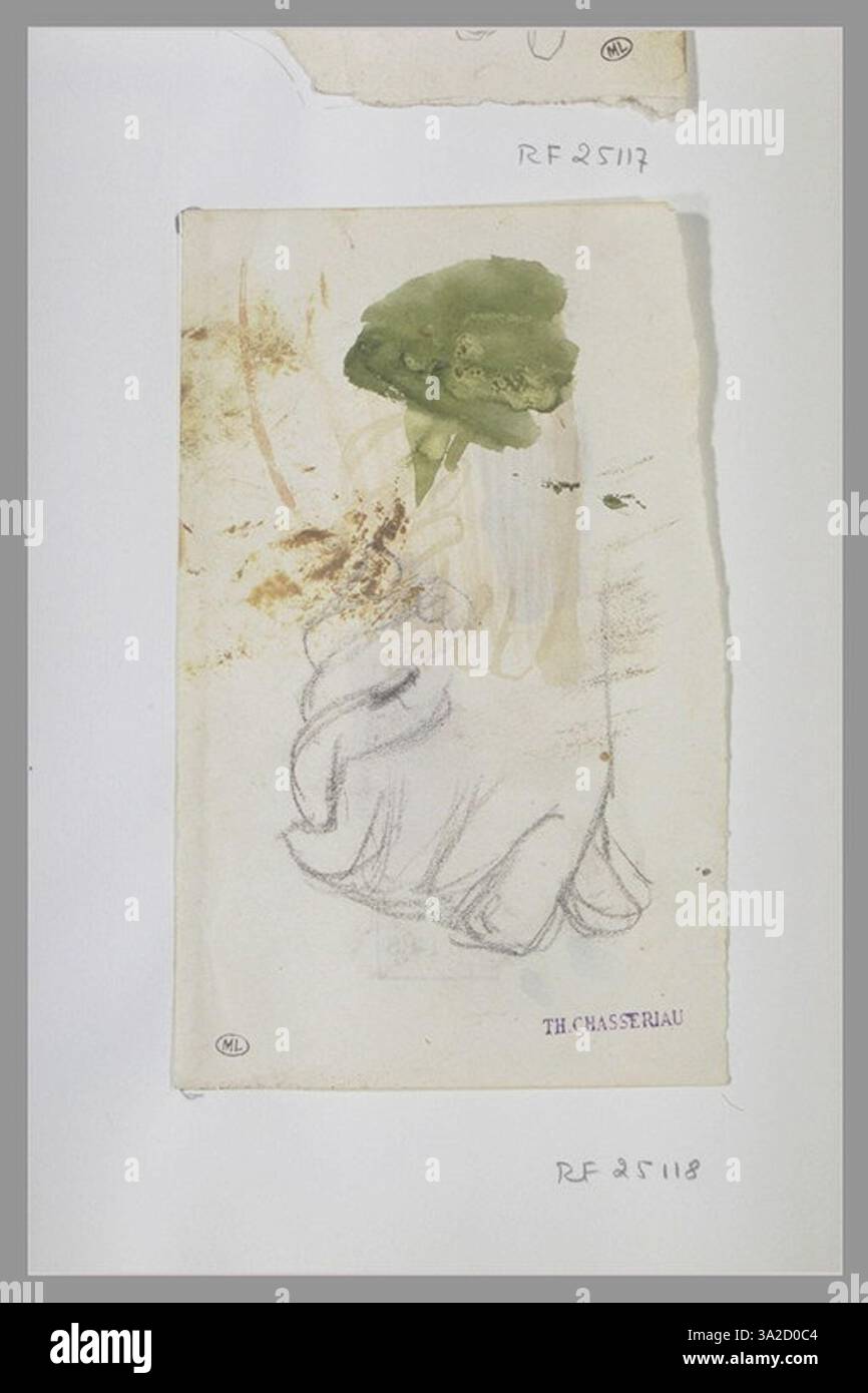 This artwork depicts two hands interlaced. The emphasis is on the ...