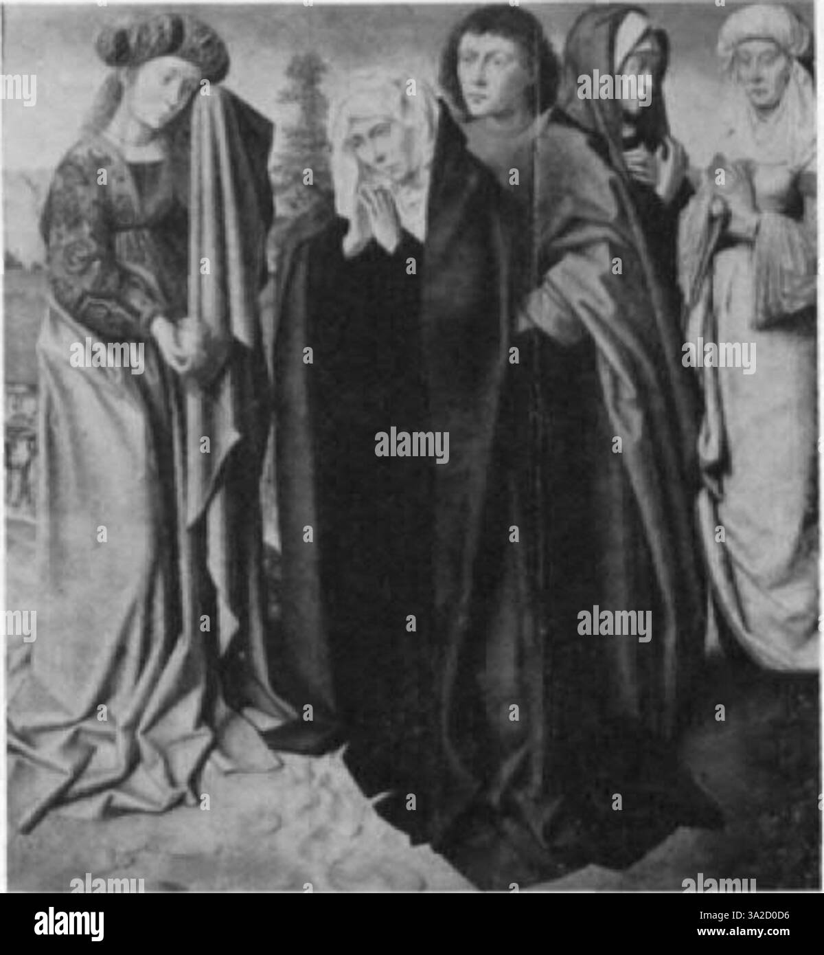 This painting by Memlinc and Gerard David features a sacred subject ...