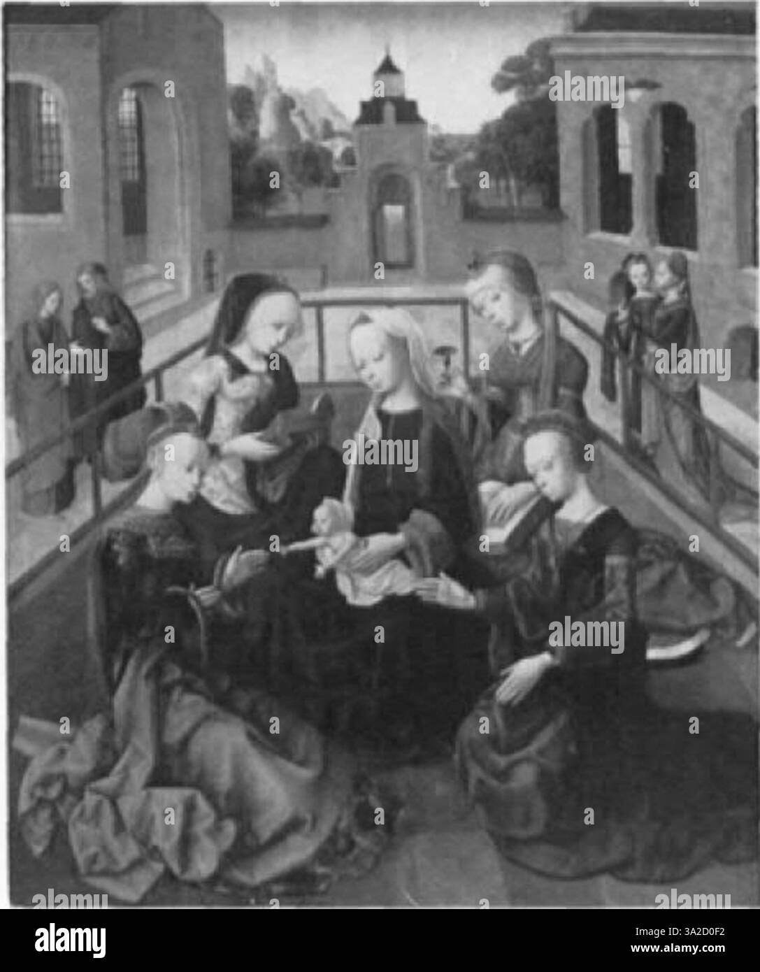 This early Netherlandish painting exemplifies the detailed work of ...