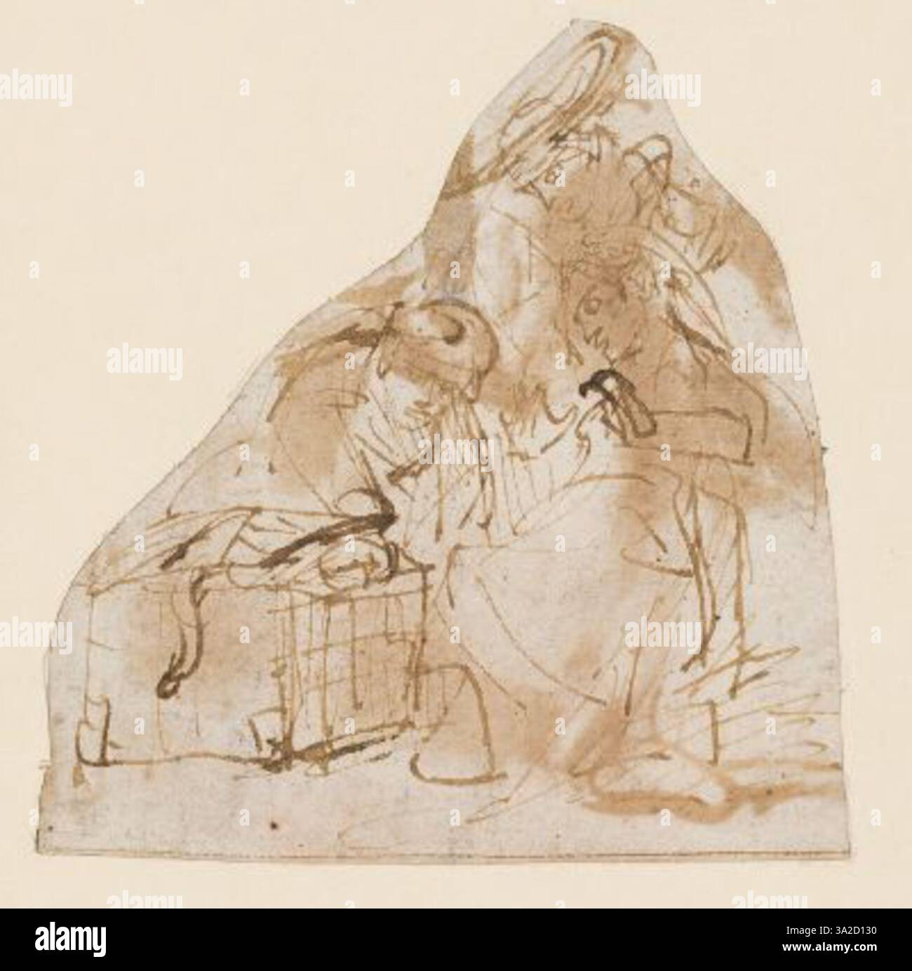 This work by Rembrandt shows the daughters of Kekrops seeing the young ...