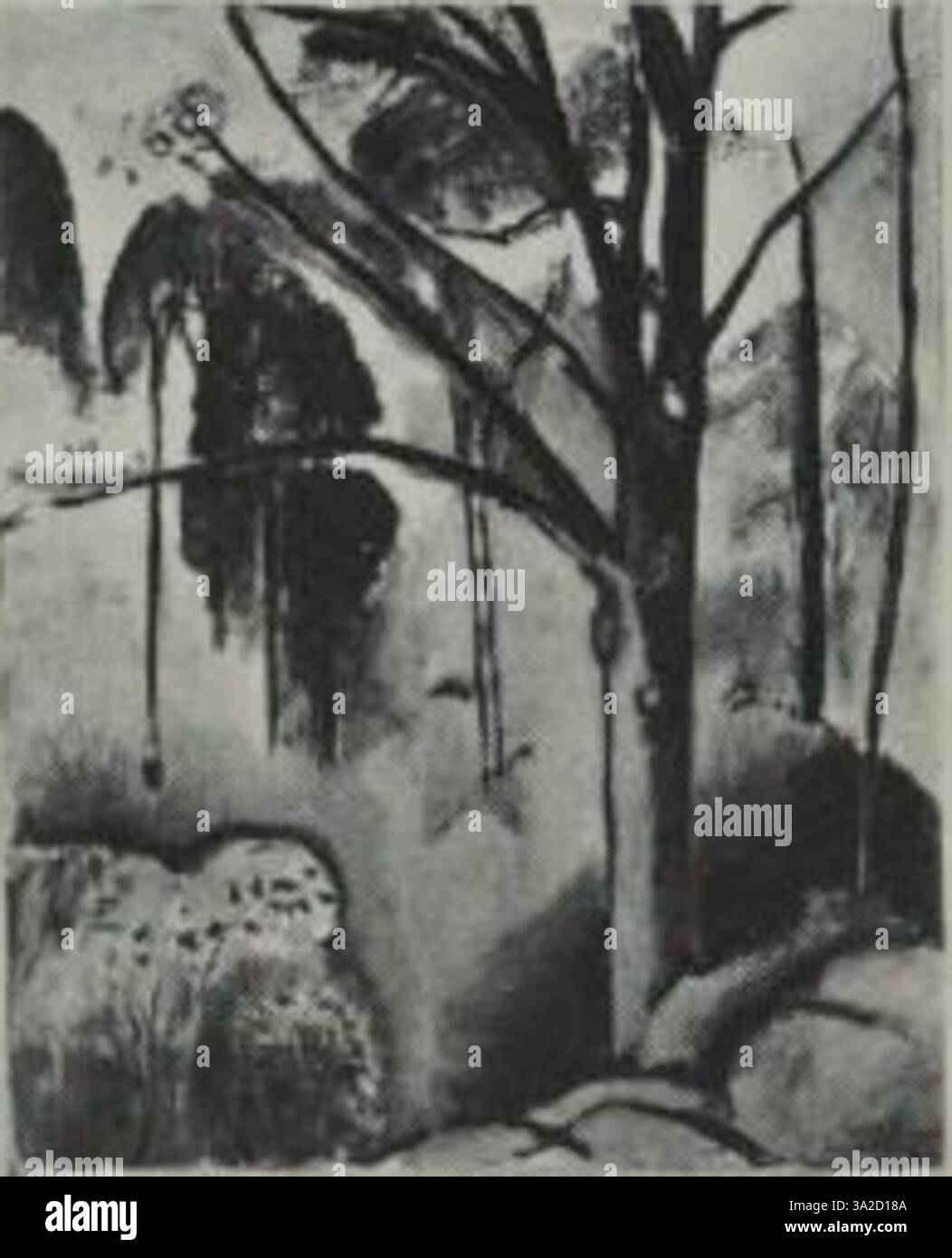 *Carra 228* features contrasting geometric shapes and bold color ...