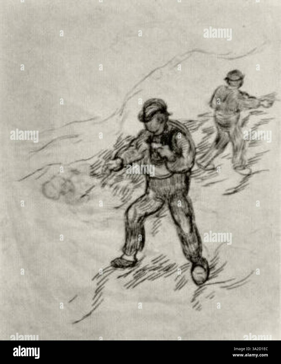 'F 1645v' by Vincent van Gogh demonstrates his distinctive approach to ...