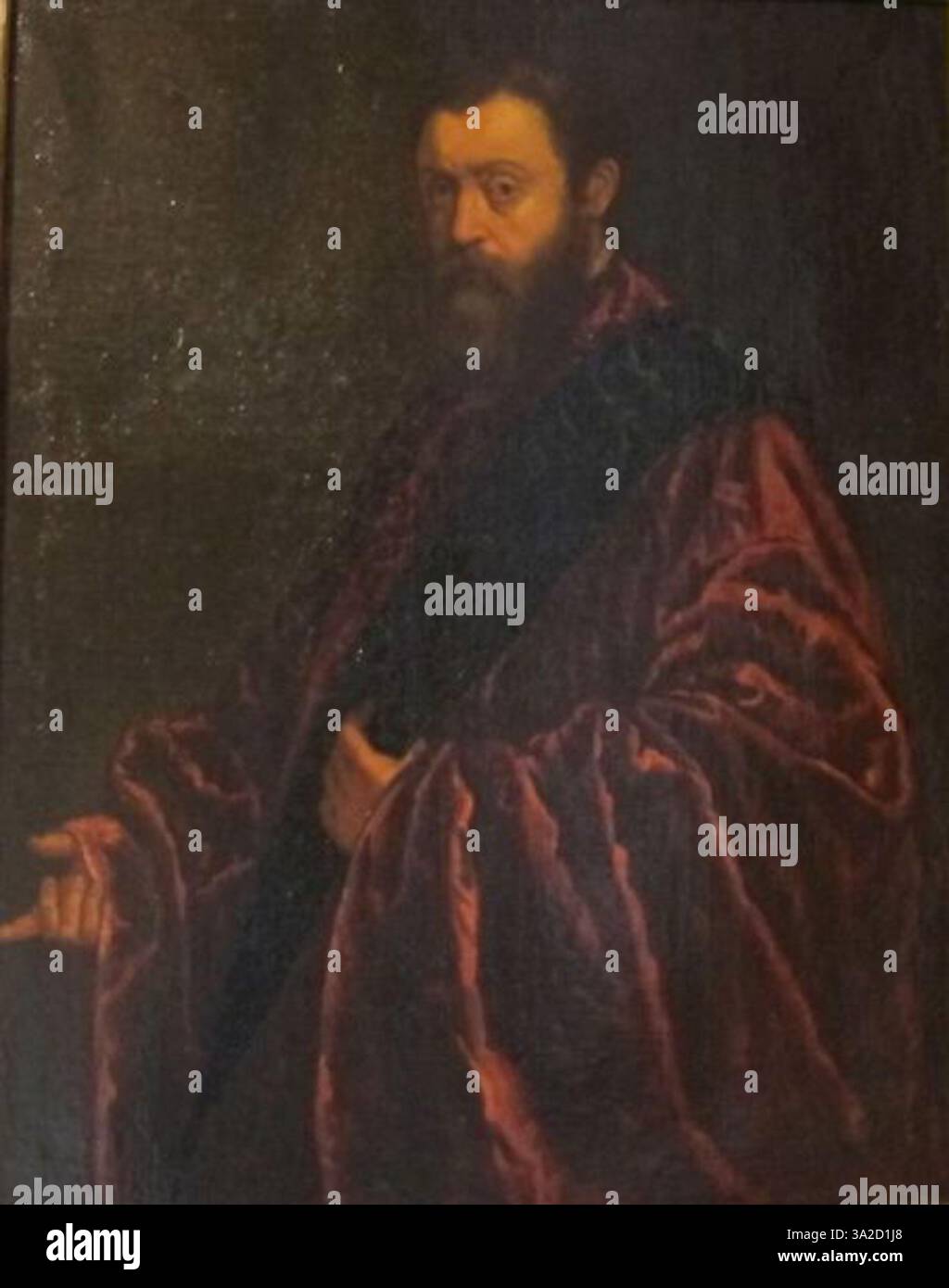 An oil painting by Jacopo Tintoretto, characterized by its bold ...