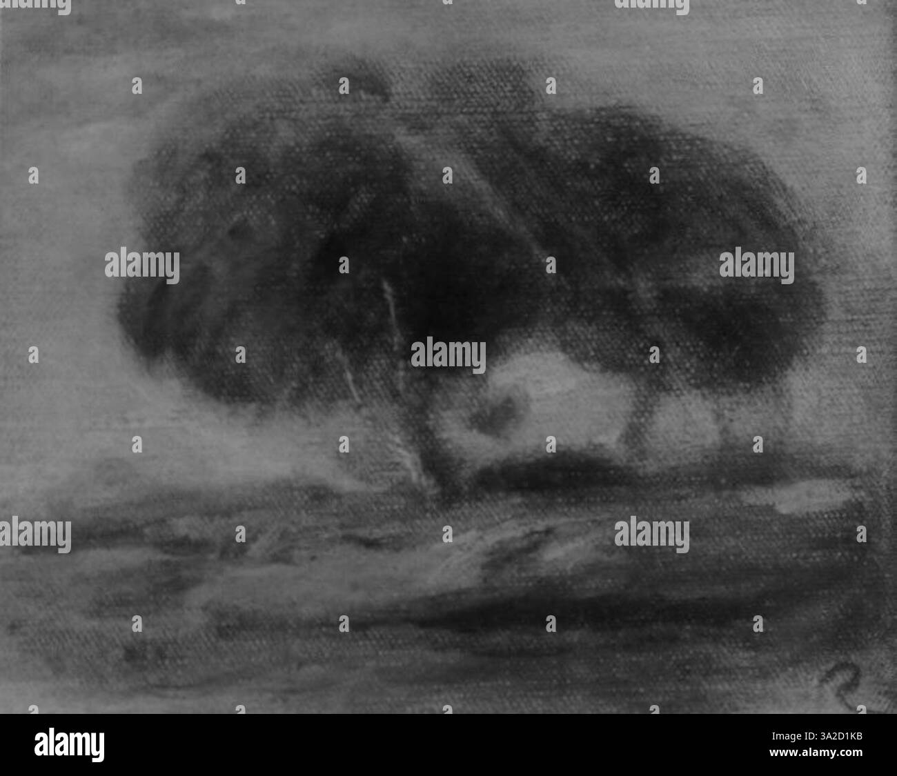 Renoir’s piece features figures interacting with each other in a ...