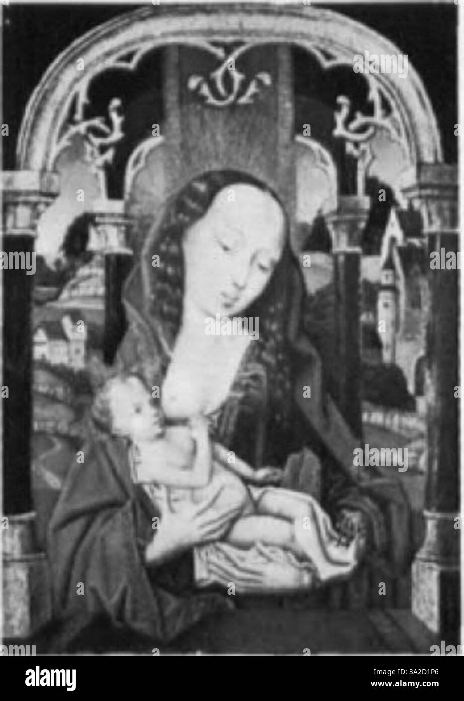 This piece features a religious scene, where the detailed expressions ...