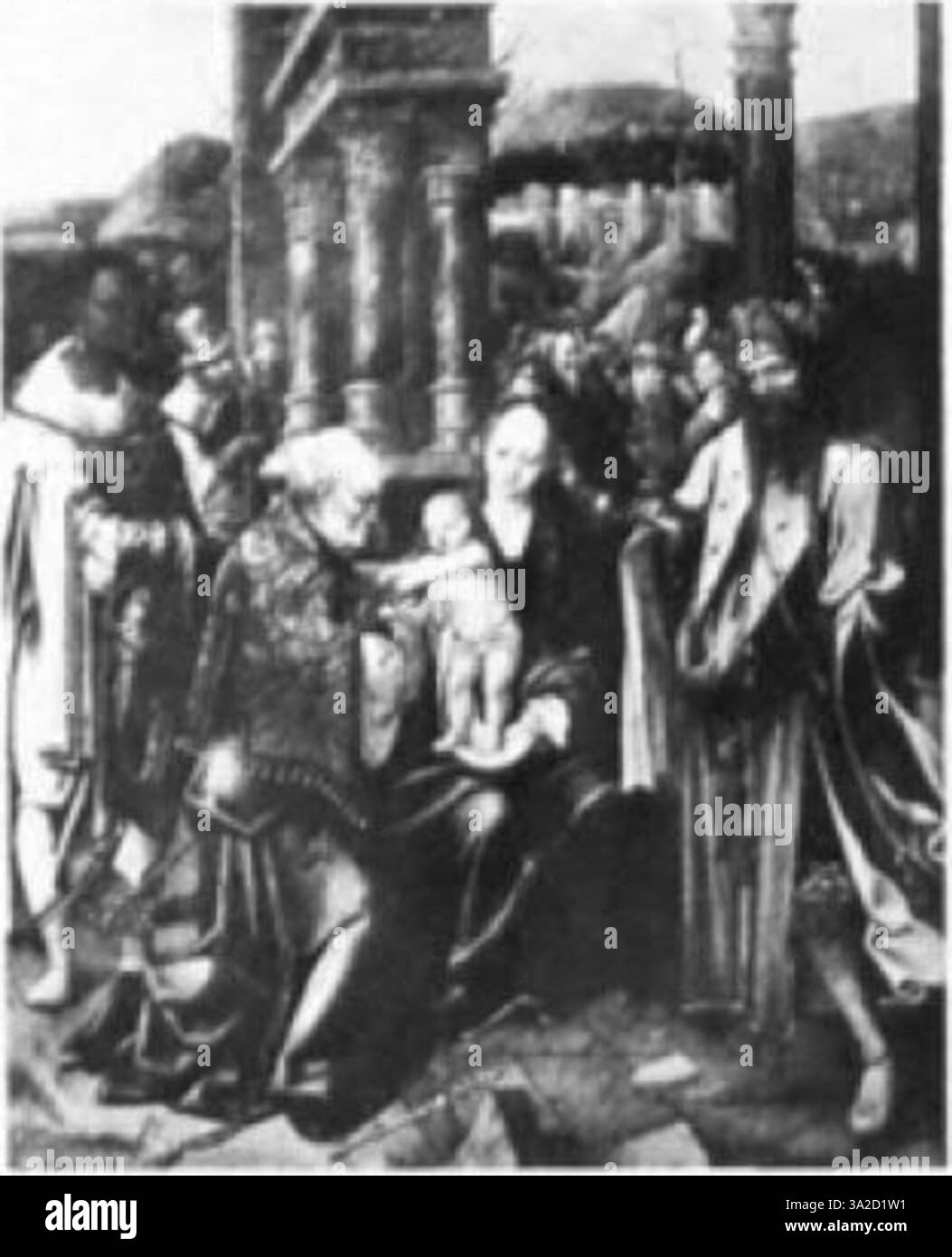 In this artwork, Adriaen Ysenbrant employs the Antwerp Mannerist style ...