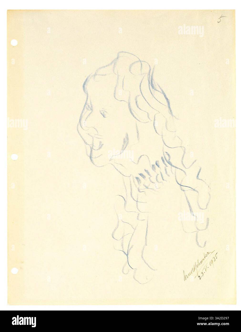 This artwork highlights Arnold Schoenberg, the composer whose twelve ...