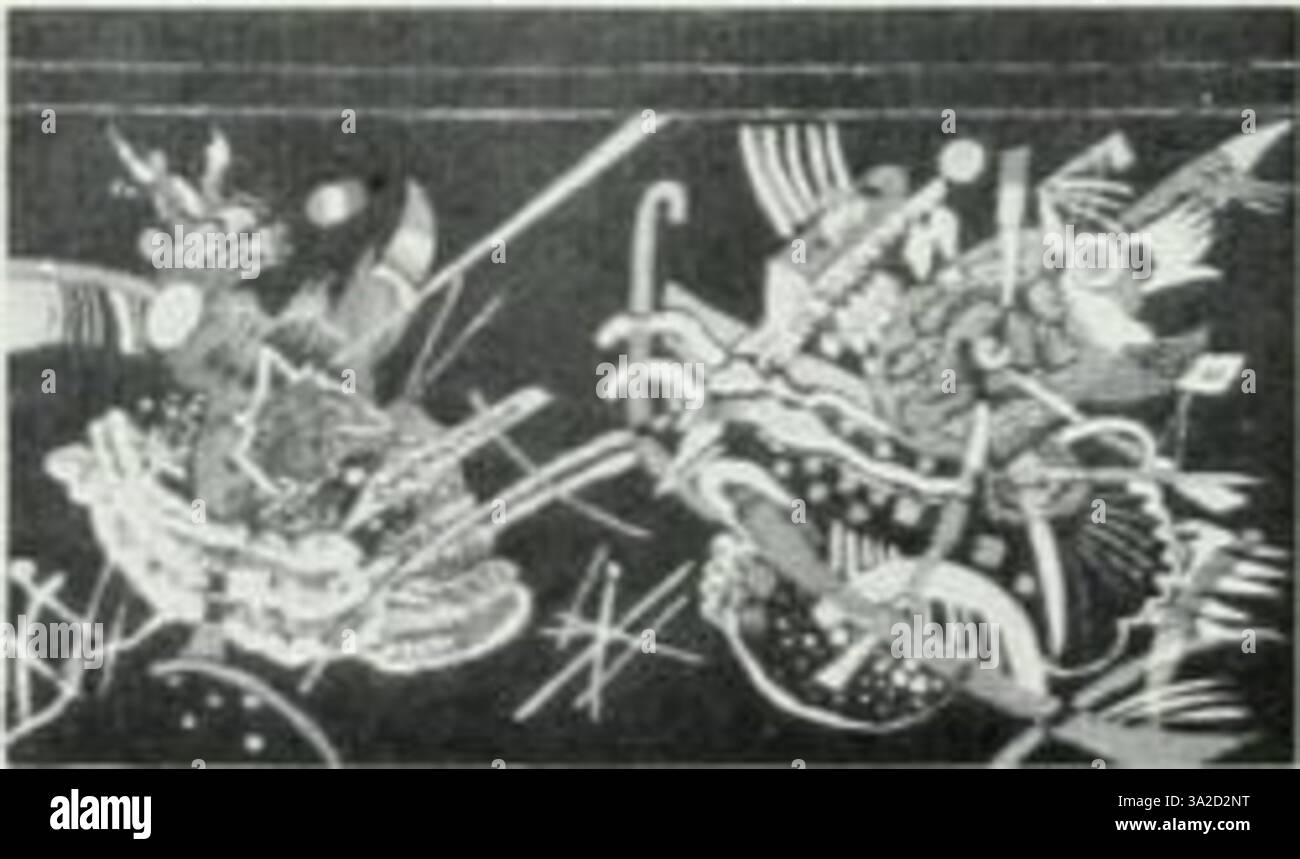 This work by Wassily Kandinsky showcases a balance of geometric forms ...