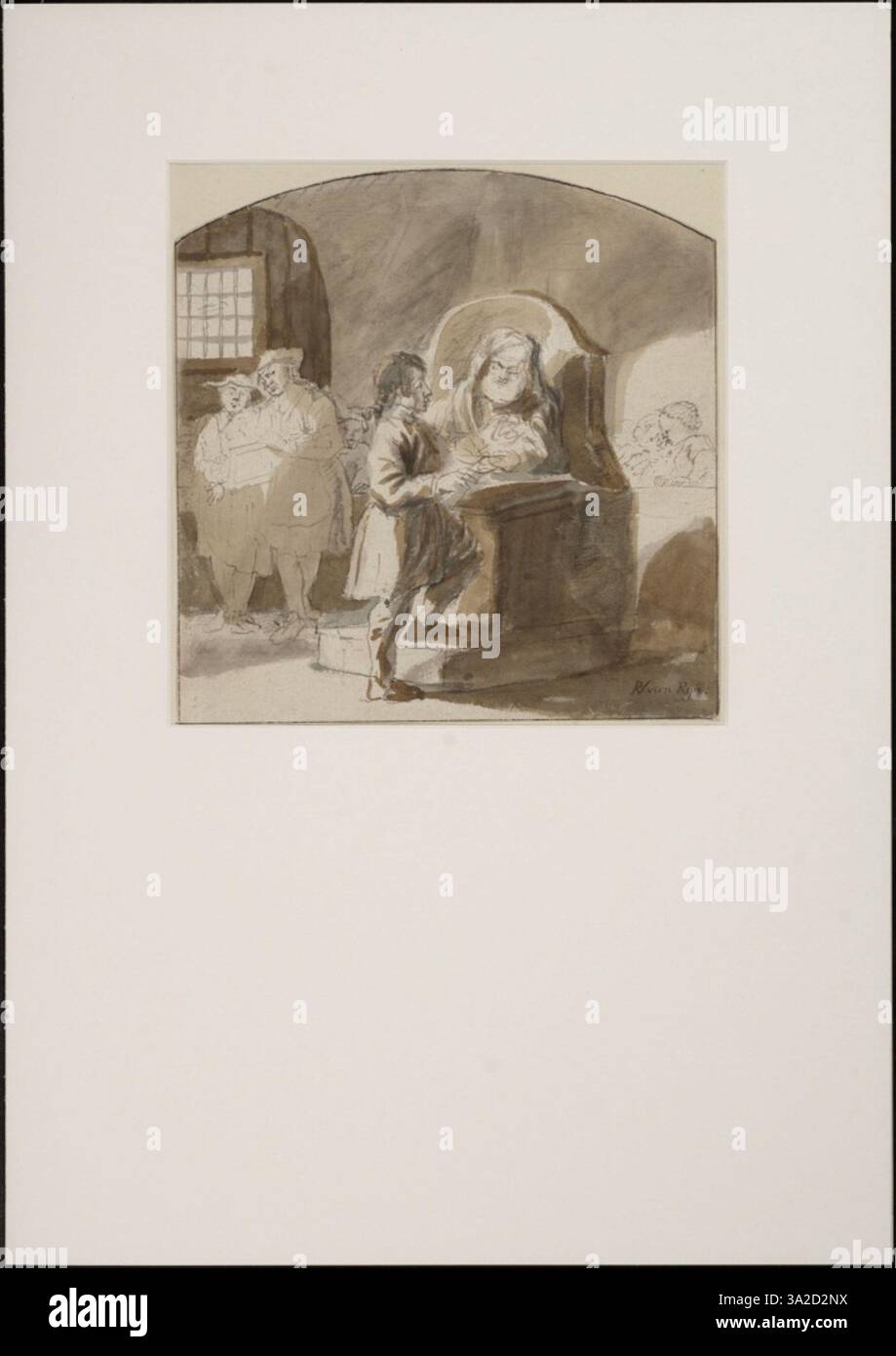 In this biblical scene, Rembrandt depicts Jesus among the scribes. The ...