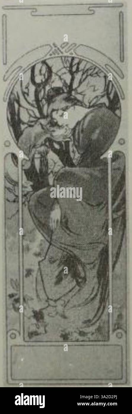 Alphonse Mucha’s 'Bridges' illustrates the fluidity and grace of the ...
