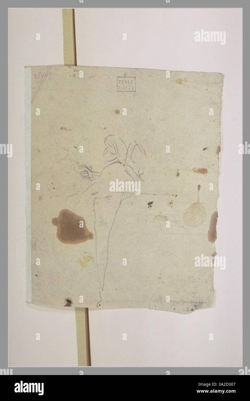 This piece shows two figures, focusing on their form and the ...