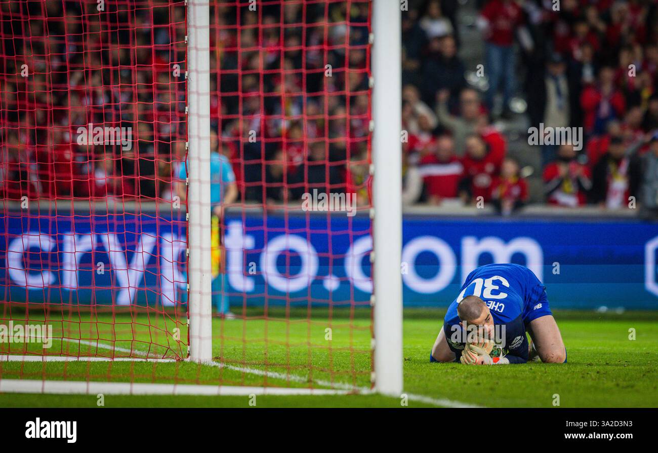 Lille, Germany. 12th Mar 2025. Lucas Chevalier (Lille) OSC Lille ...
