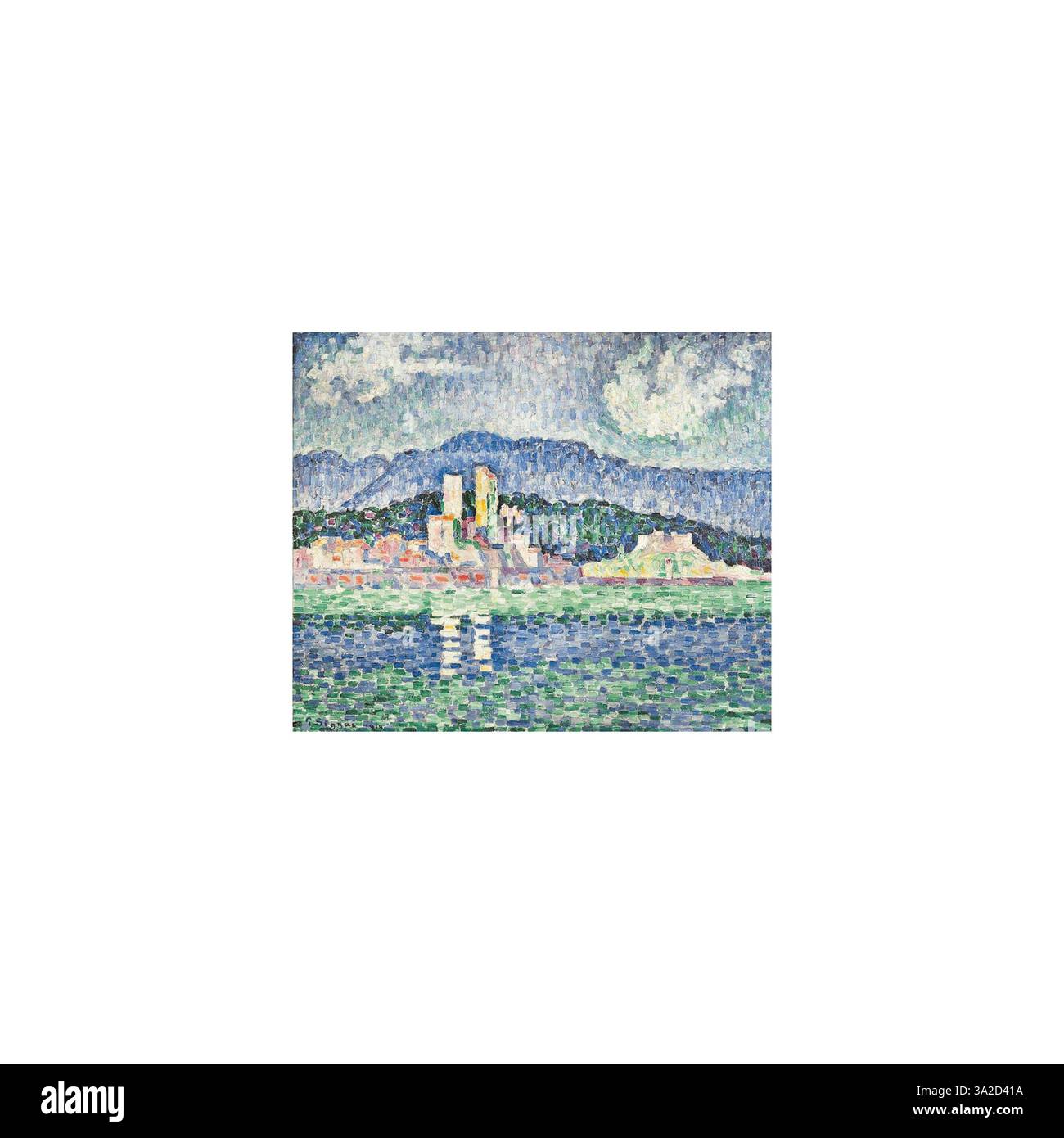 'Antibes. Orage' (1919) by Paul Signac depicts a stormy scene in the ...