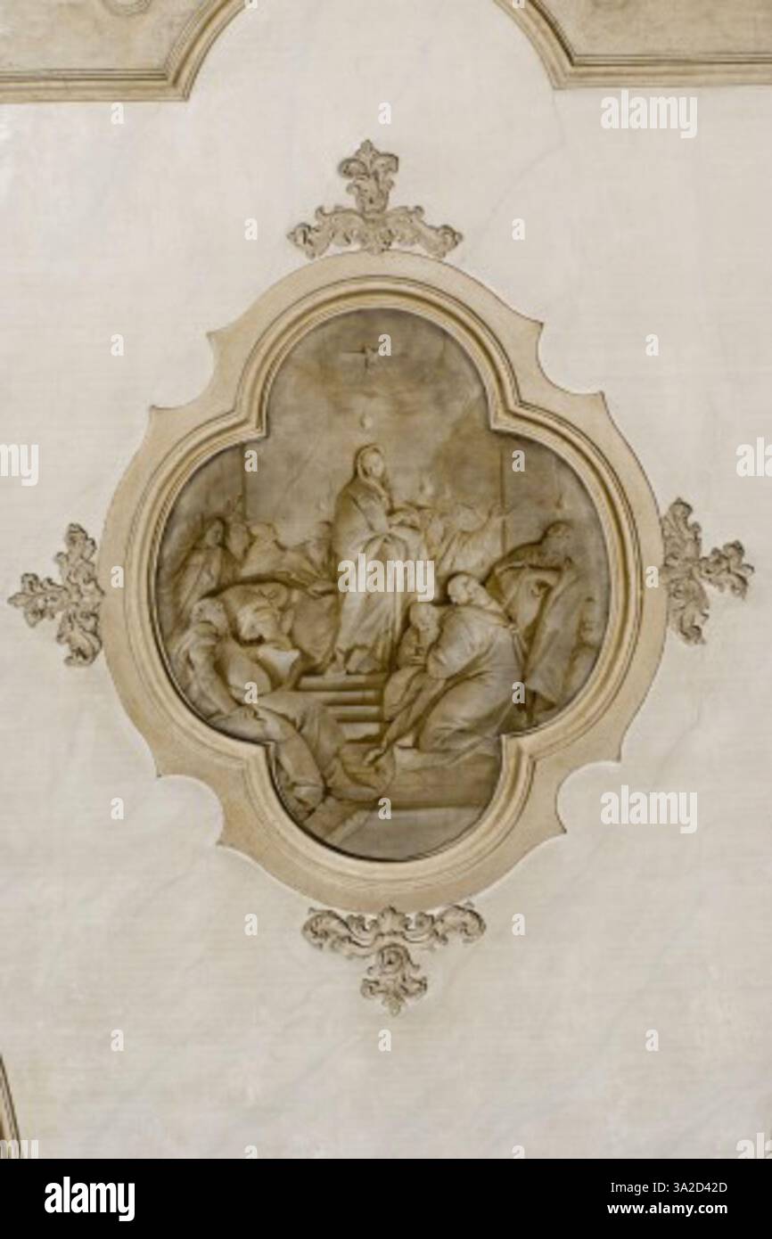 Giovanni Battista Tiepolo’s 1737-1739 painting of Pentecost depicts the ...
