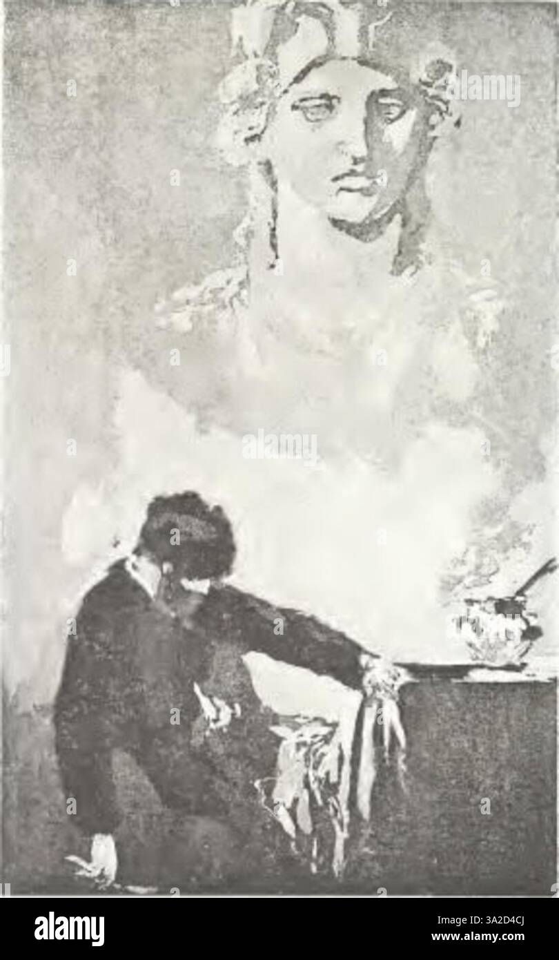 This work by Max Klinger (1857–1920) features his distinctive symbolic ...