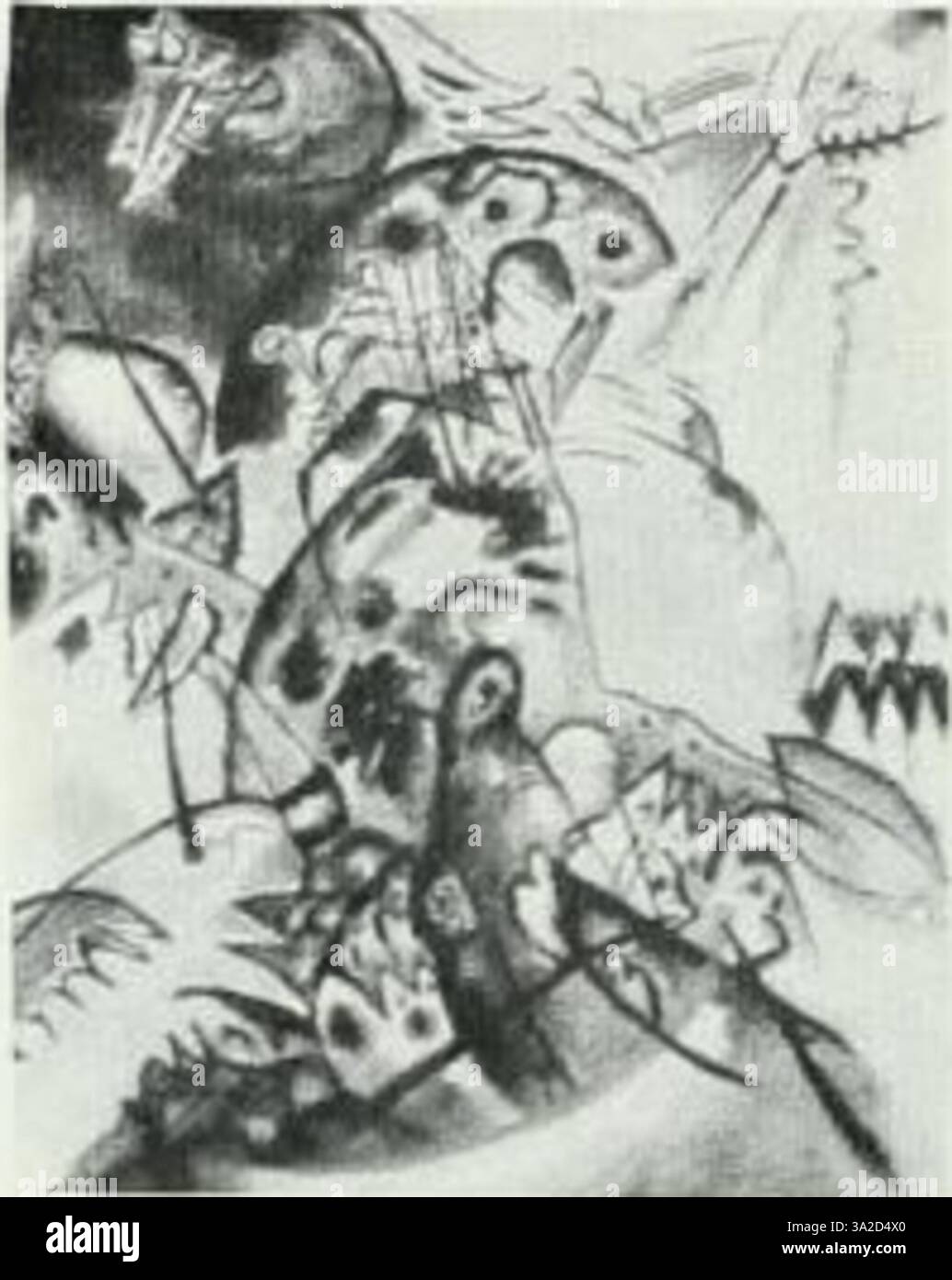 Grohmann 110 By Wassily Kandinsky Is An Abstract Composition That Features Dynamic Geometric