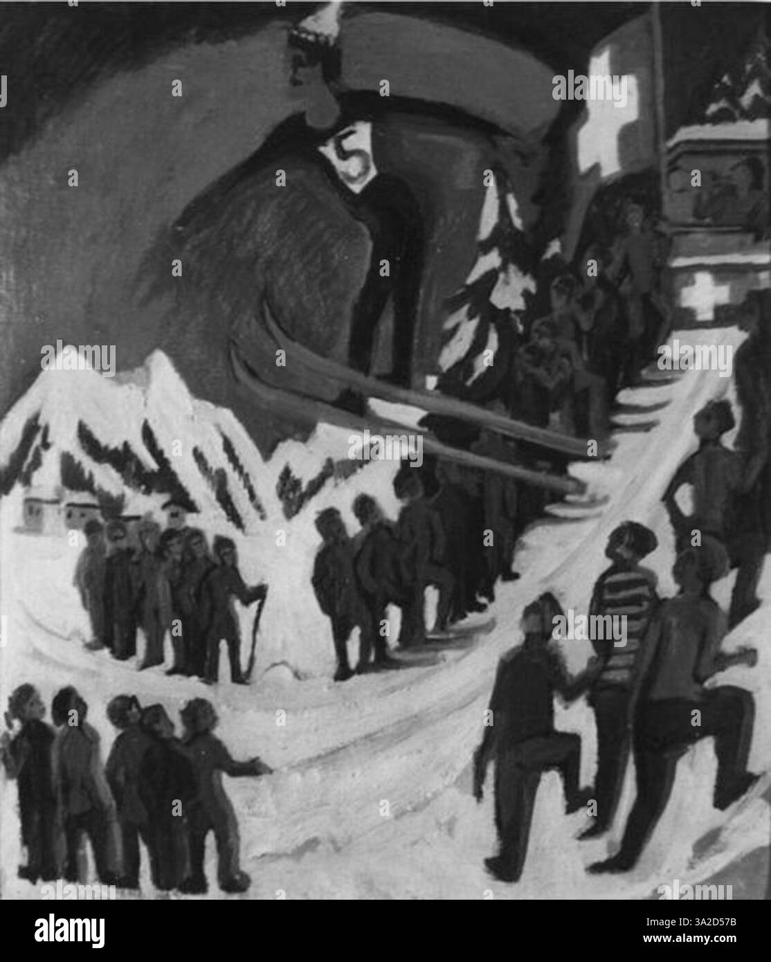 In this expressionist painting, Kirchner uses vibrant color and ...