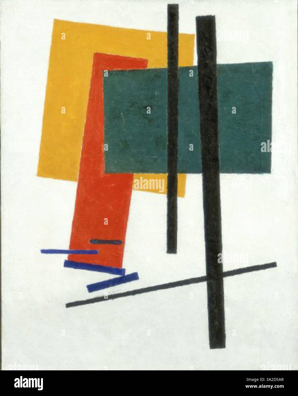 Suprematistische compositie (Suprematist Composition) with yellow ...