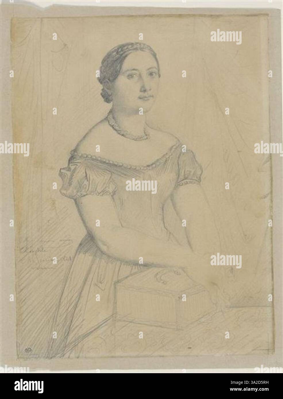 'Portrait de Carlotta Grisi' is a detailed portrait of the famous ...