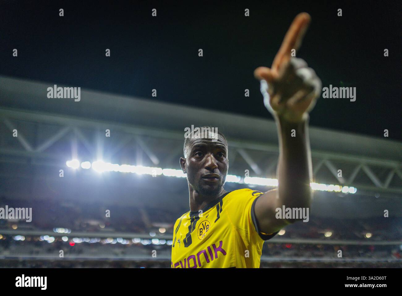 Lille, Germany. 12th Mar 2025. Serhou Guirassy (BvB) OSC Lille ...