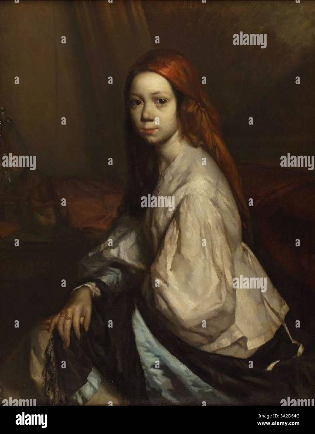 In this intimate portrait, Millet presents Pauline Ono in dishabille ...